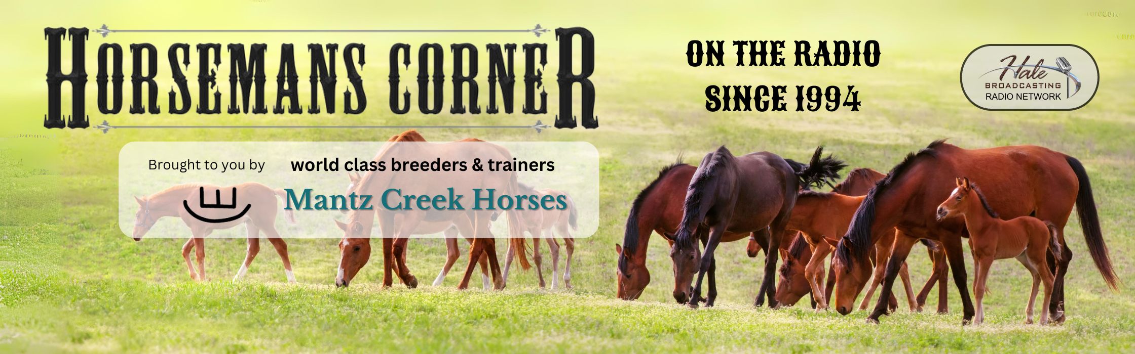 Horsemans Corner podbean banner_MantzCreek – Hale Multimedia LLC