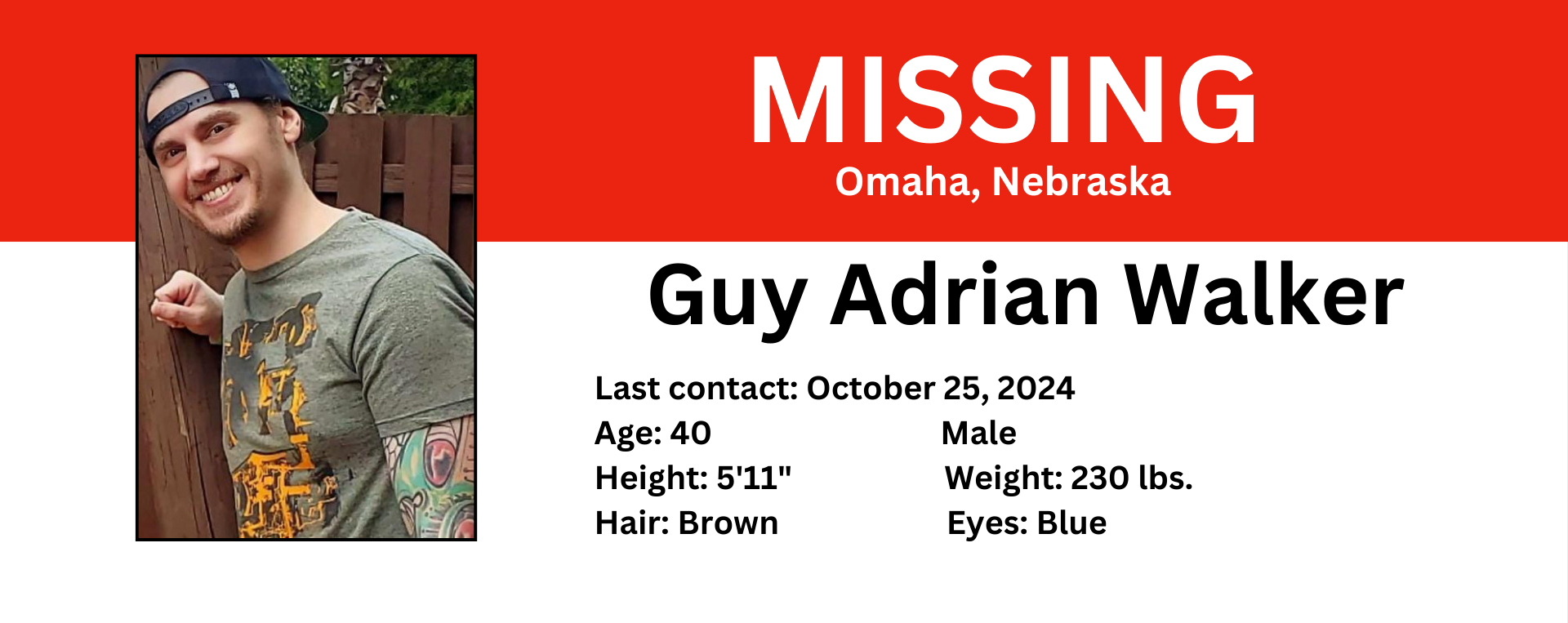 Missing Guy Adrian Walker banner – Daily News by Hale Multimedia