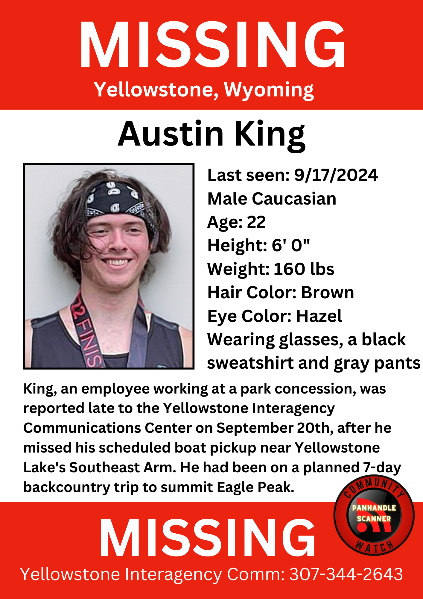 Missing Austin King Poster – Daily News by Hale Multimedia