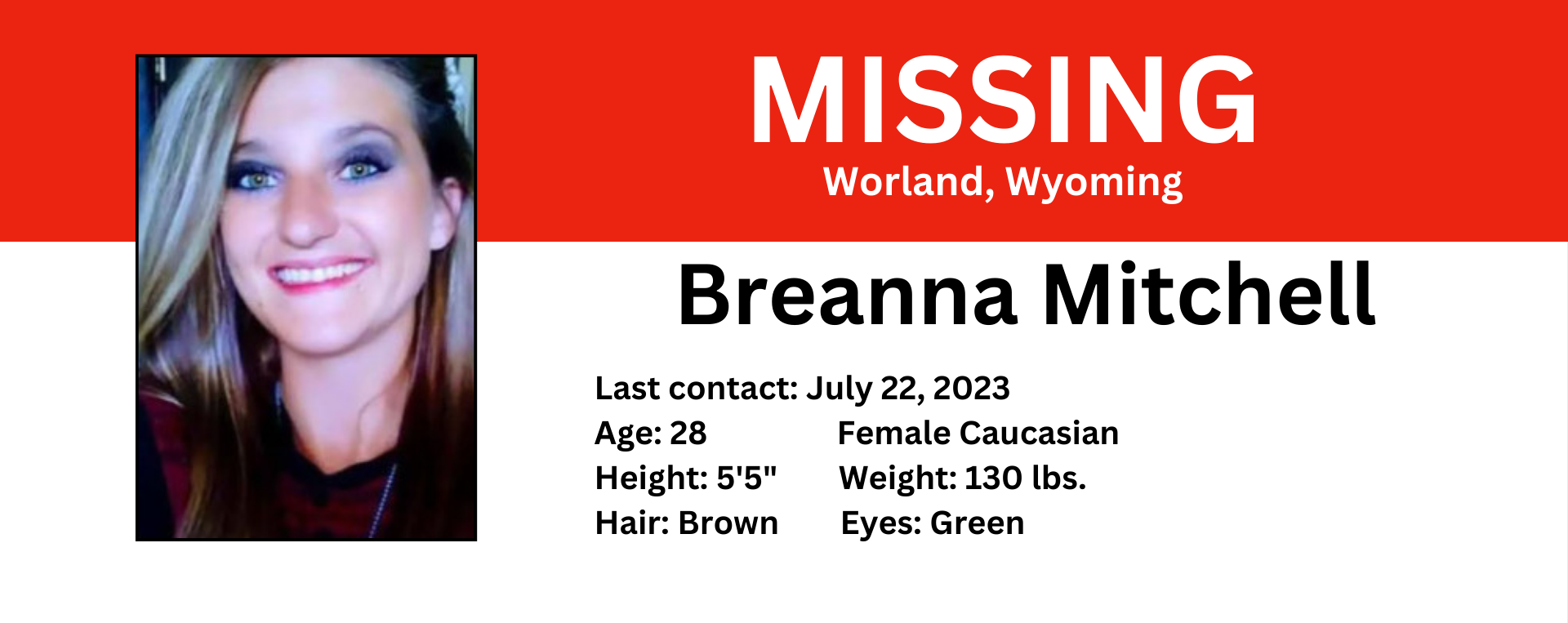 Missing Breanna Mitchell banner – Daily News by Hale Multimedia