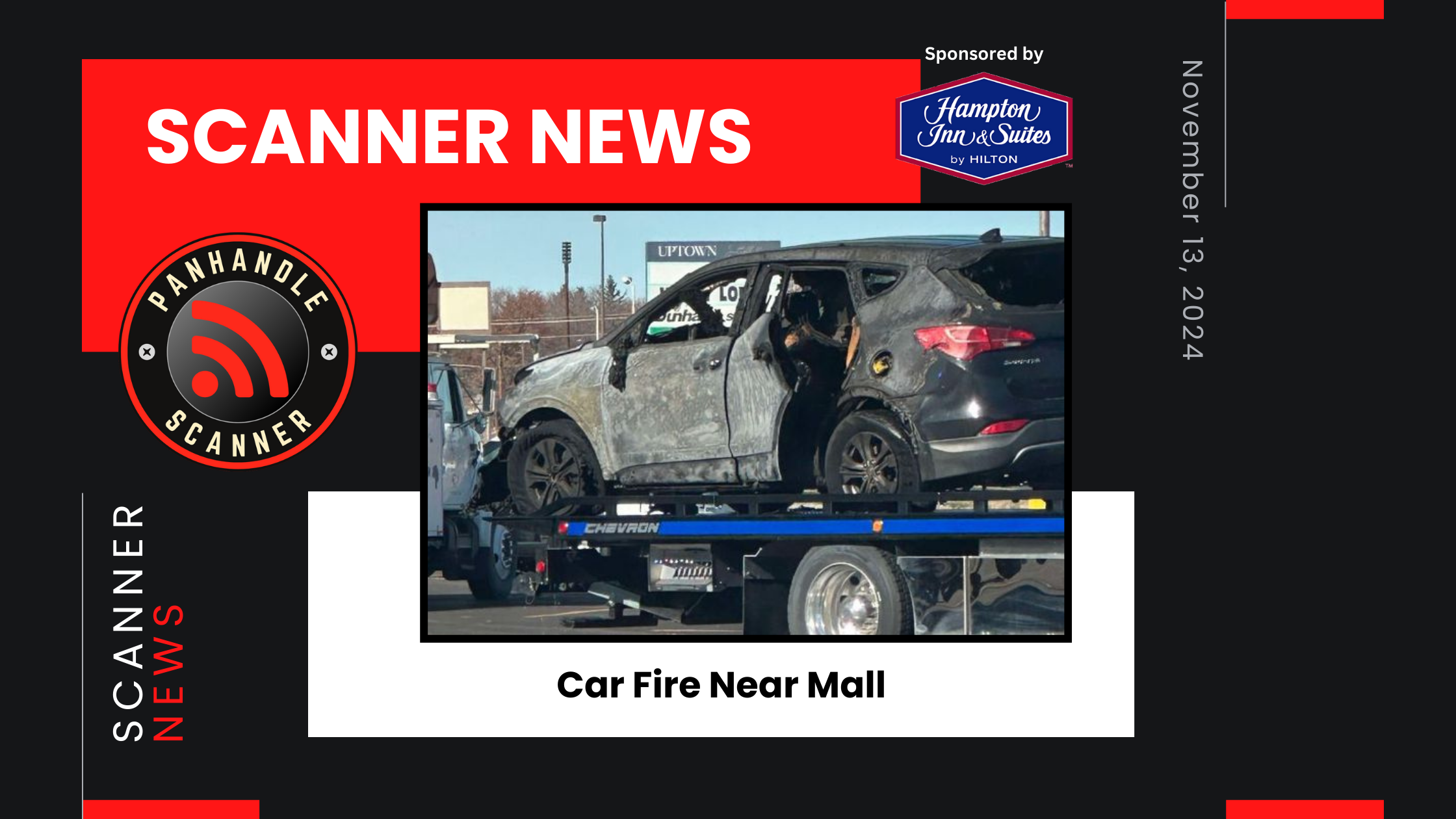 Car Fire scanner news header – Hale Multimedia